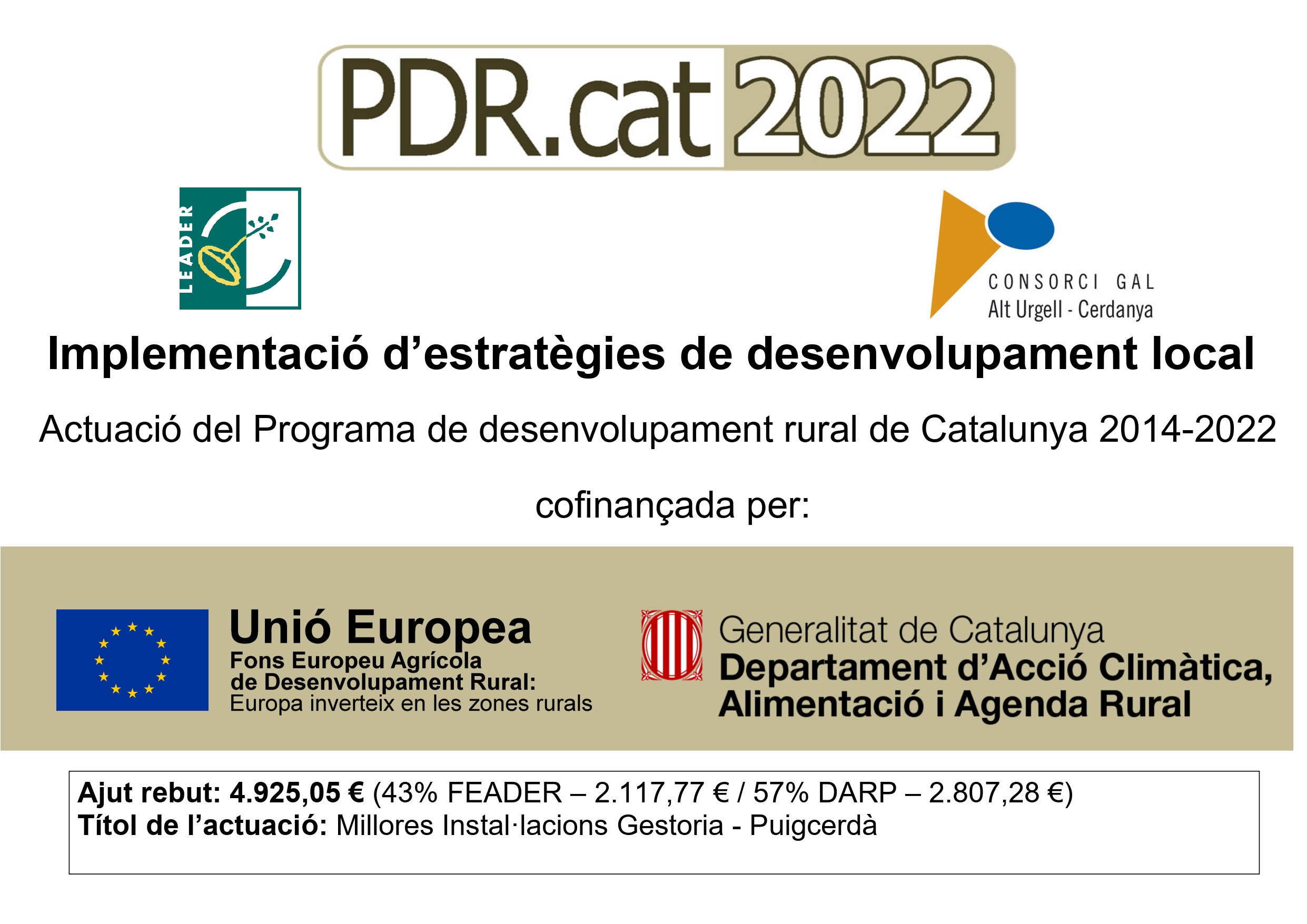 Implementació d'estratègies de desenvolupament local - Servigest barberan CAT
